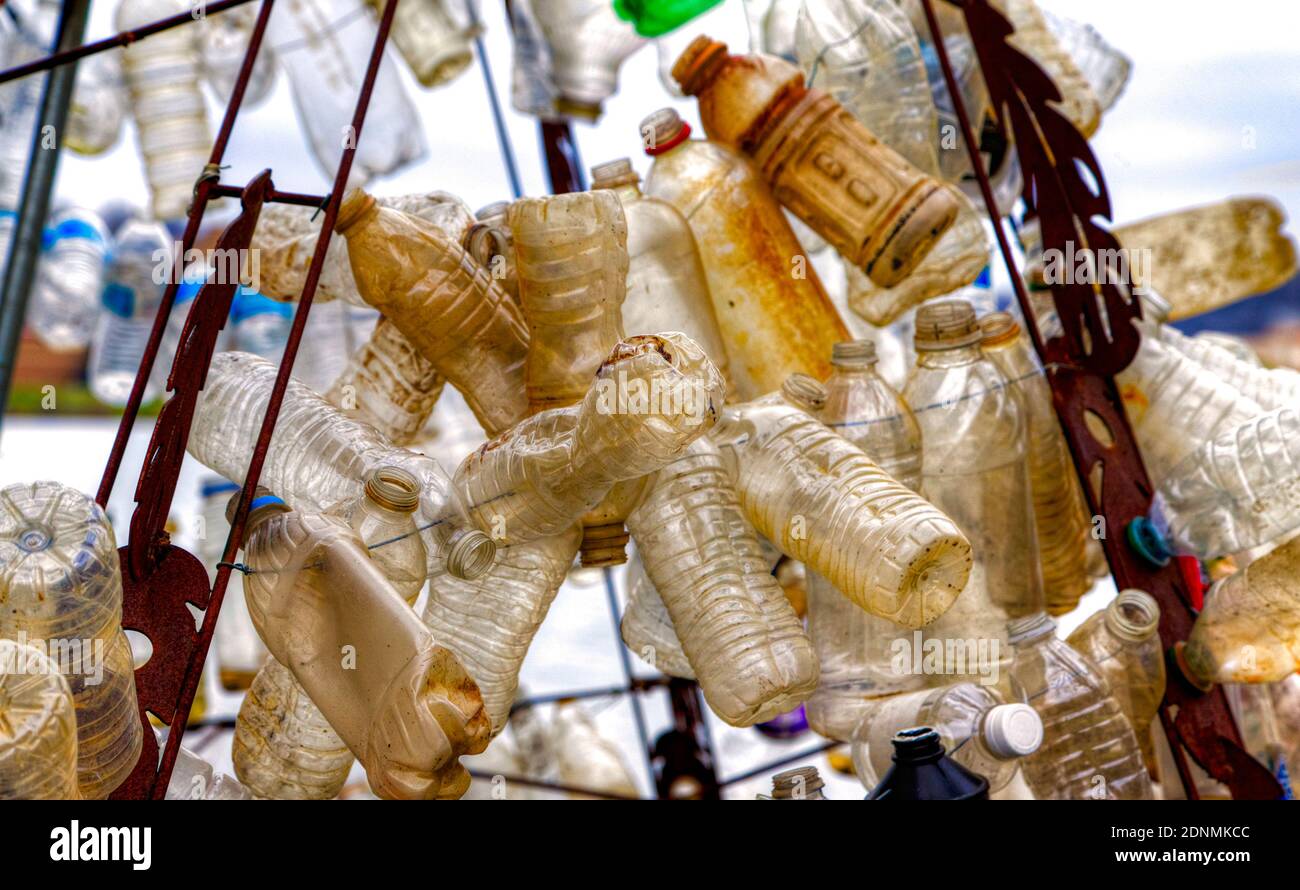 Abandoned plastic bottles hi-res stock photography and images - Alamy