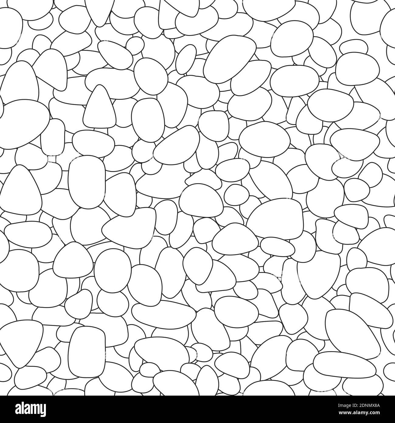 White pebbles background Stock Vector Images - Alamy