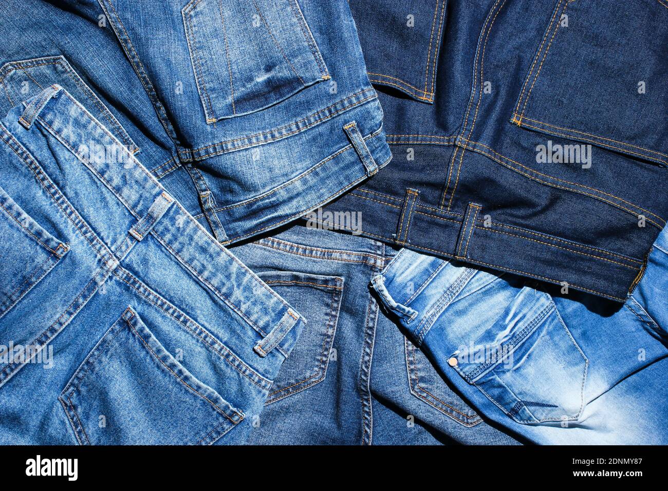 Rows of jeans hi-res stock photography and images - Alamy