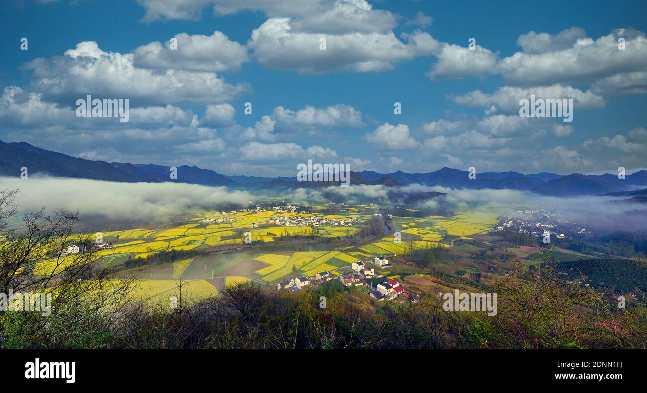 The most beautiful countryside in anhui province Stock Photo - Alamy
