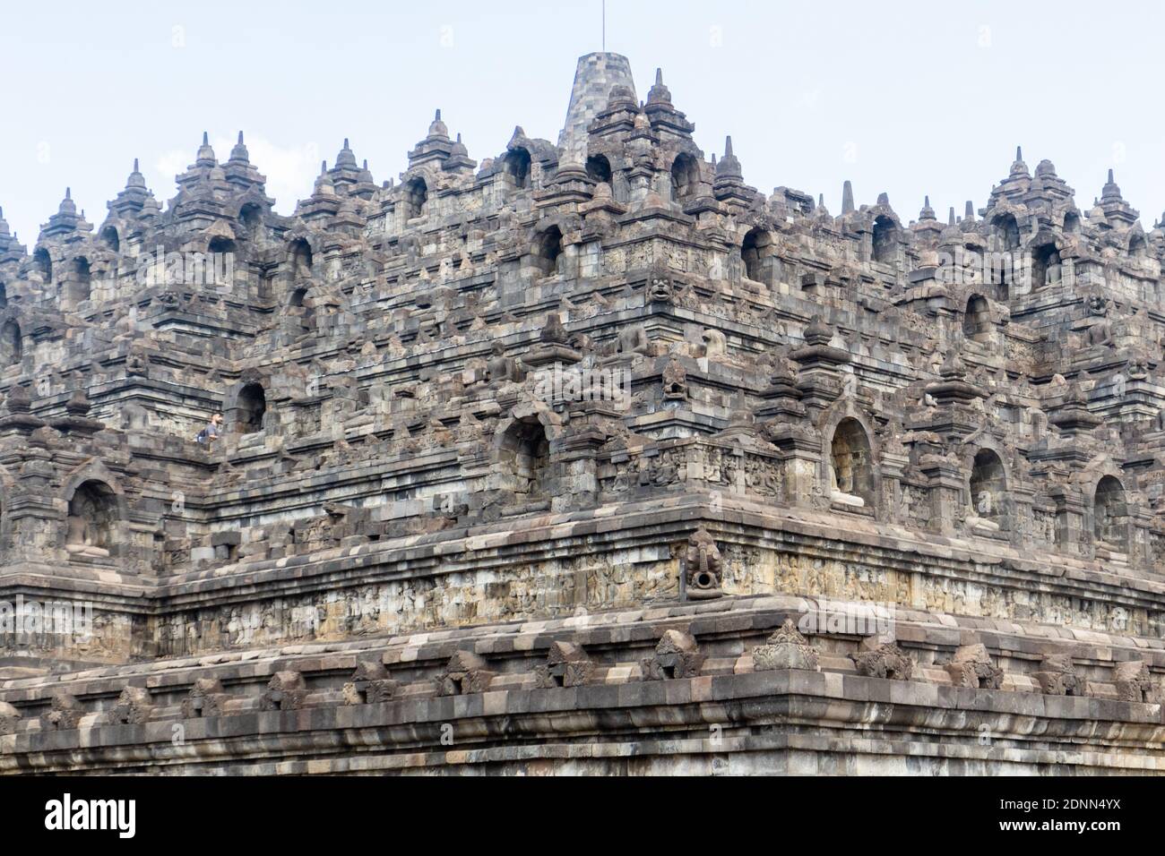 The ancient Buddhist temple in Borobudur, Indonesia Stock Photo - Alamy
