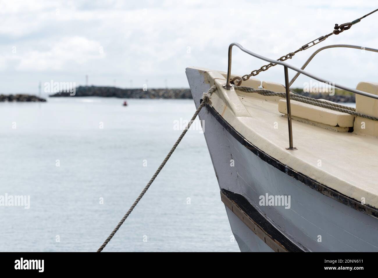 Older timber fishing boat hi-res stock photography and images - Alamy