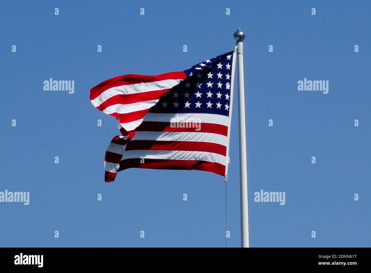 American flag top hi-res stock photography and images - Alamy