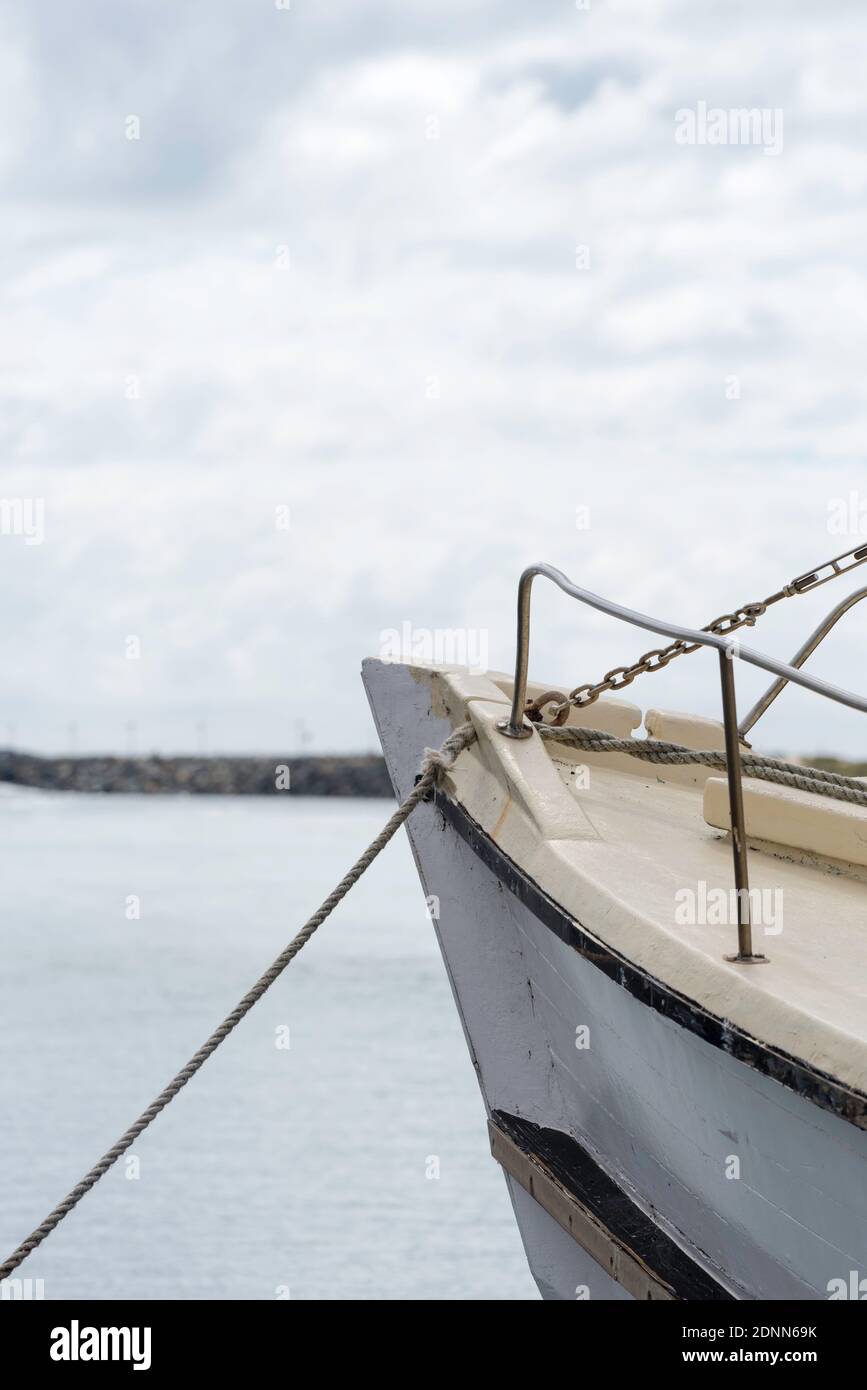 Older timber fishing boat hi-res stock photography and images - Alamy