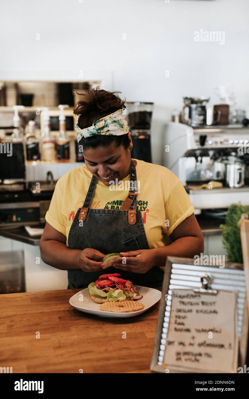 Food in cafe hi-res stock photography and images - Alamy