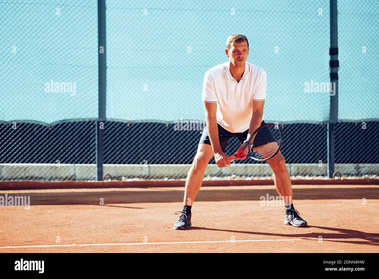 Tennis ready position hi-res stock photography and images - Alamy