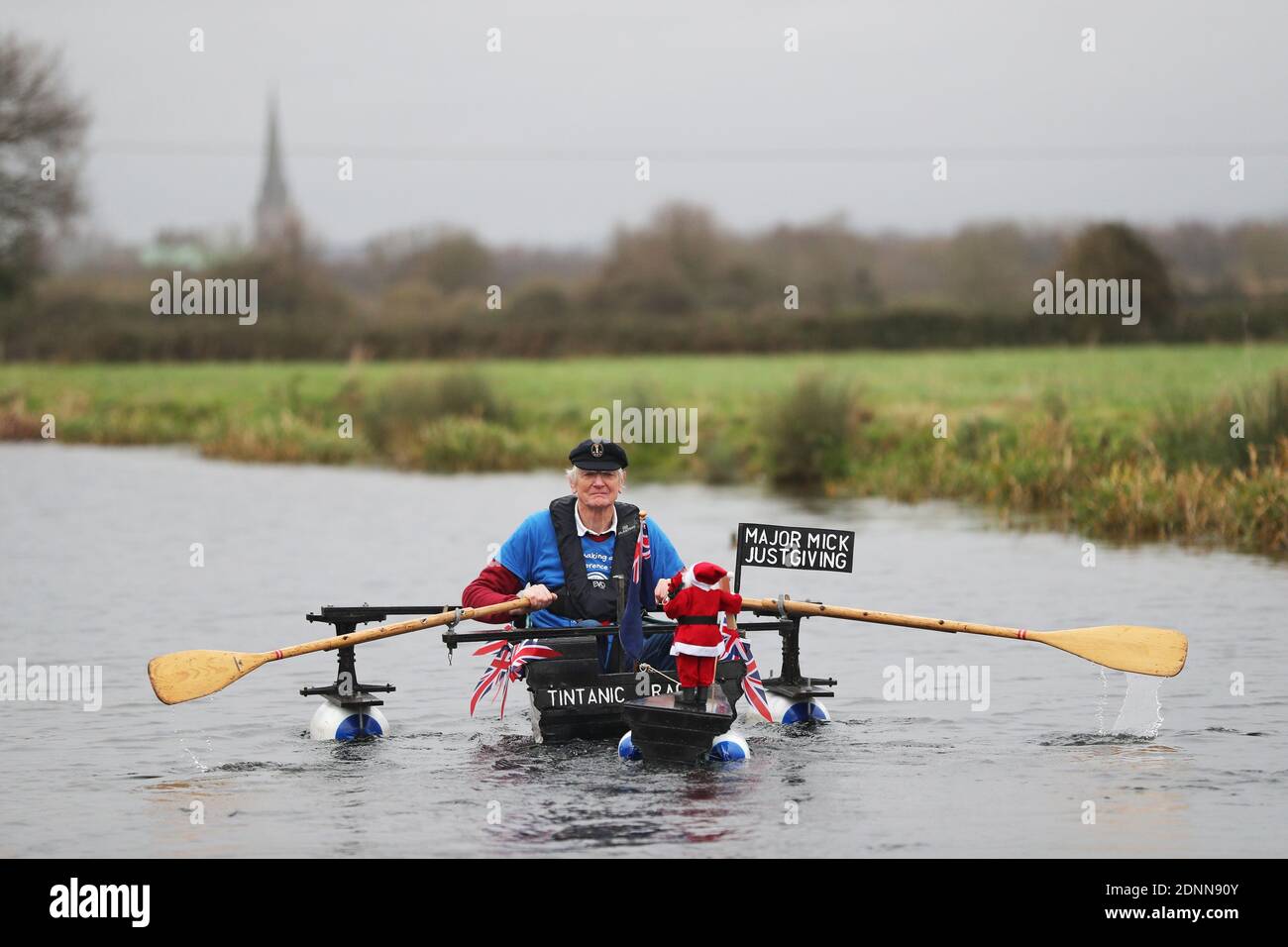 Michael Stanley, known as 'Major Mick', completes the final leg of his ...