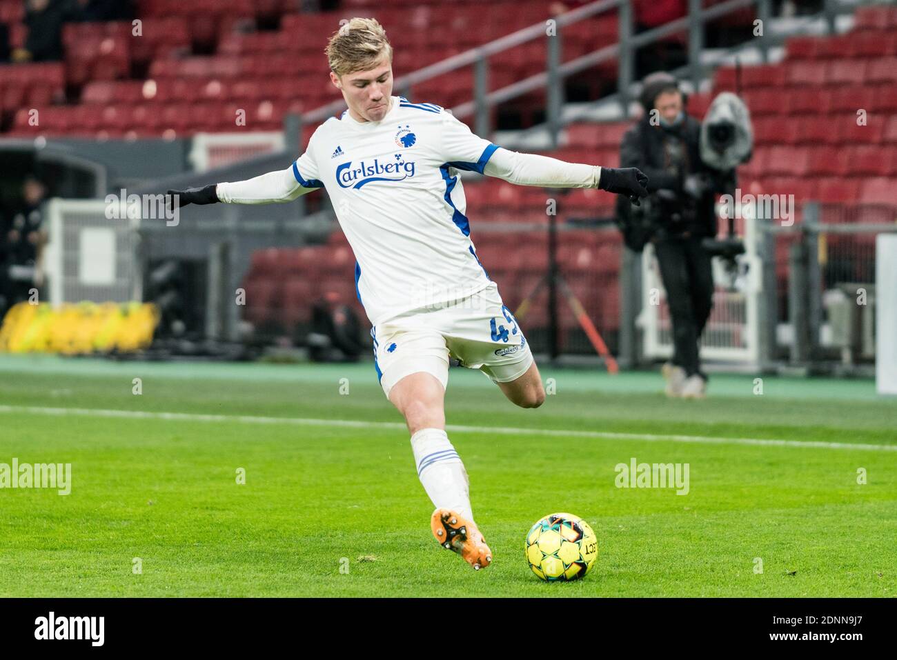 Copenhagen, Denmark. 17th Dec, 2020. Rasmus Hojlund (45) of FC ...