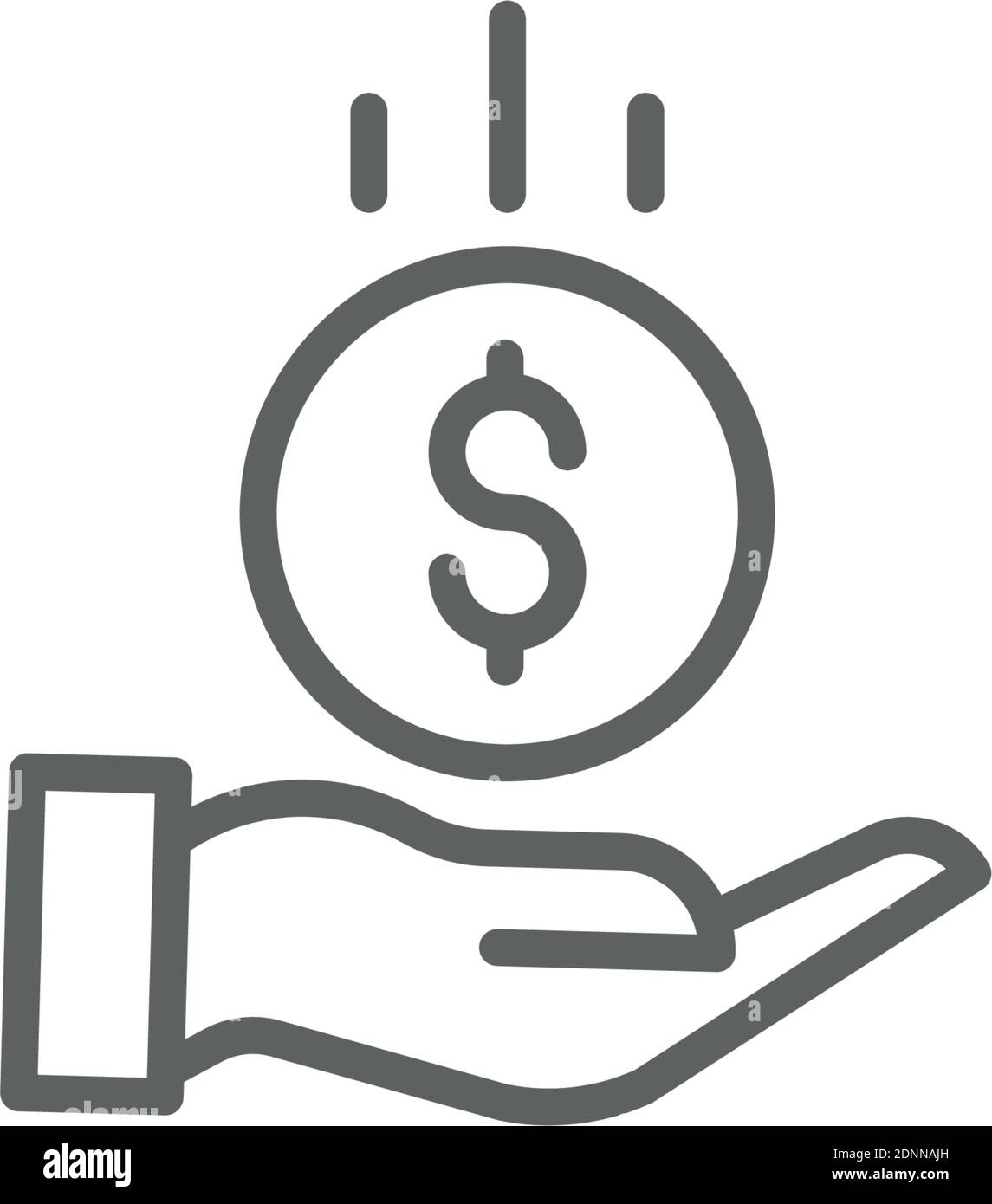 save money vector icon modern simple vector illustration Stock Vector ...