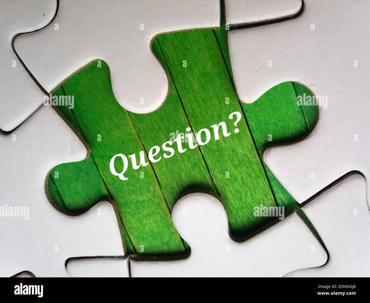Jigsaw Question Mark High Resolution Stock Photography and Images - Alamy