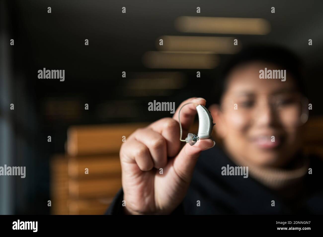 Hearing indoors hi-res stock photography and images - Alamy