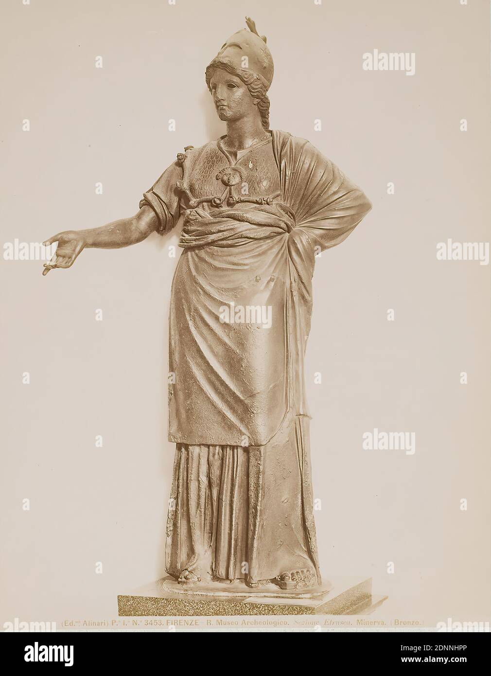 Minerva (Athena), Etruscan bronze, Museo Archeologico, Florence ...