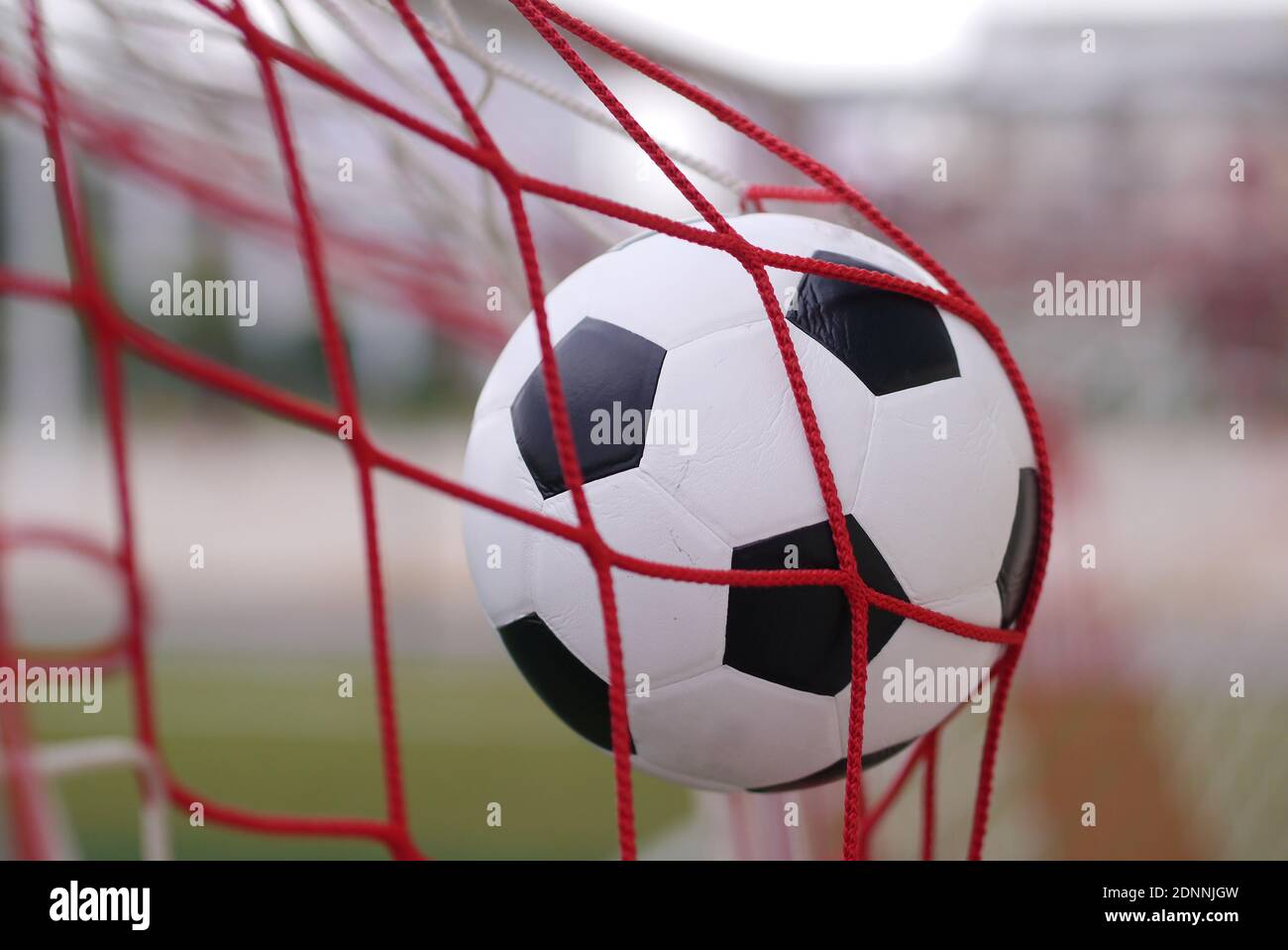 Football goal post net hi-res stock photography and images - Alamy