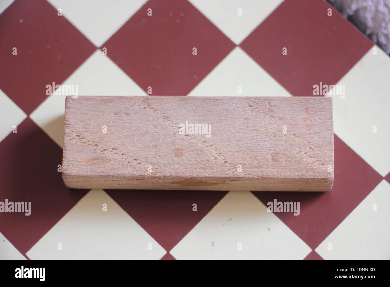 wooden block put on chess board. Yes or no question business career ...