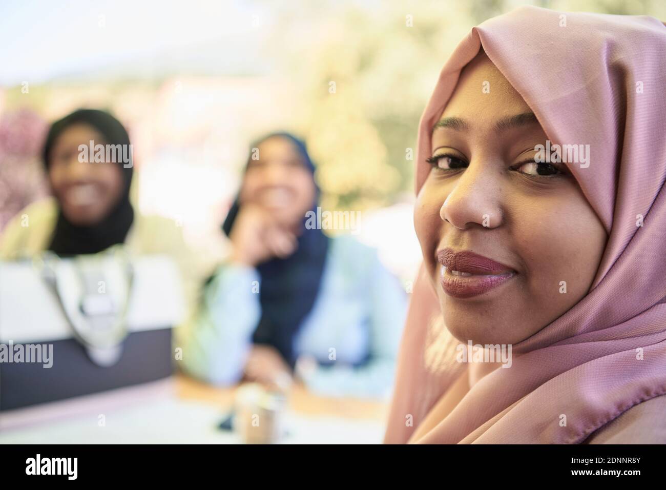 african muslim business woman portrait Stock Photo - Alamy