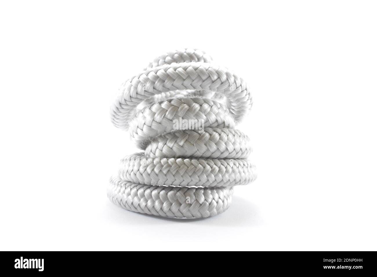 Rope knot black background Cut Out Stock Images & Pictures - Alamy