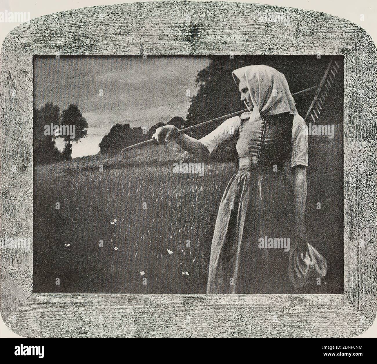 Hugo Erfurth, farmer's wife, paper, autotype, picture size: height: 13 ...