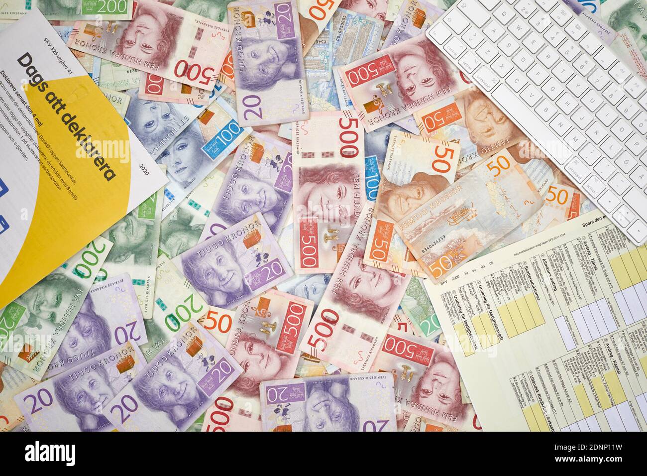 Swedish krona banknotes Stock Photo - Alamy