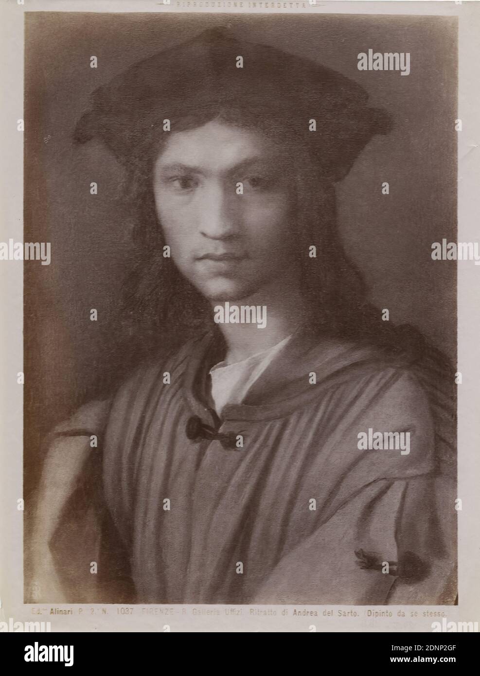 Andrea del Sarto: self-portrait, Galleria degli Uffizi, Florence ...