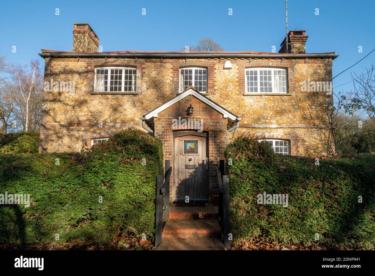 Church Cottage in the Hampshire village of Ellisfield, England, UK ...