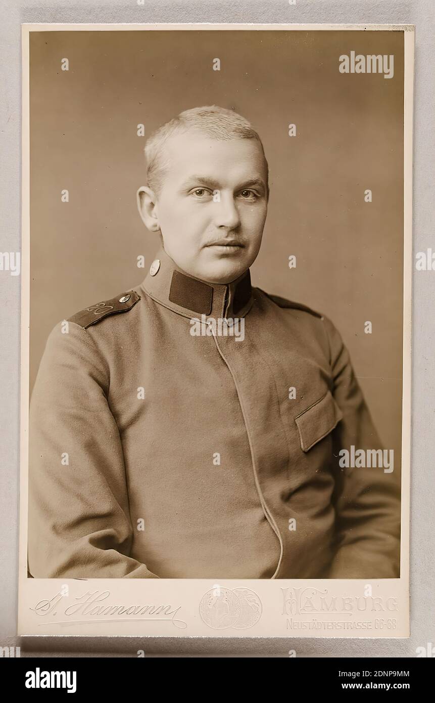 Atelier J. Hamann, Johann Hinrich W. Hamann, portrait of a gentleman ...