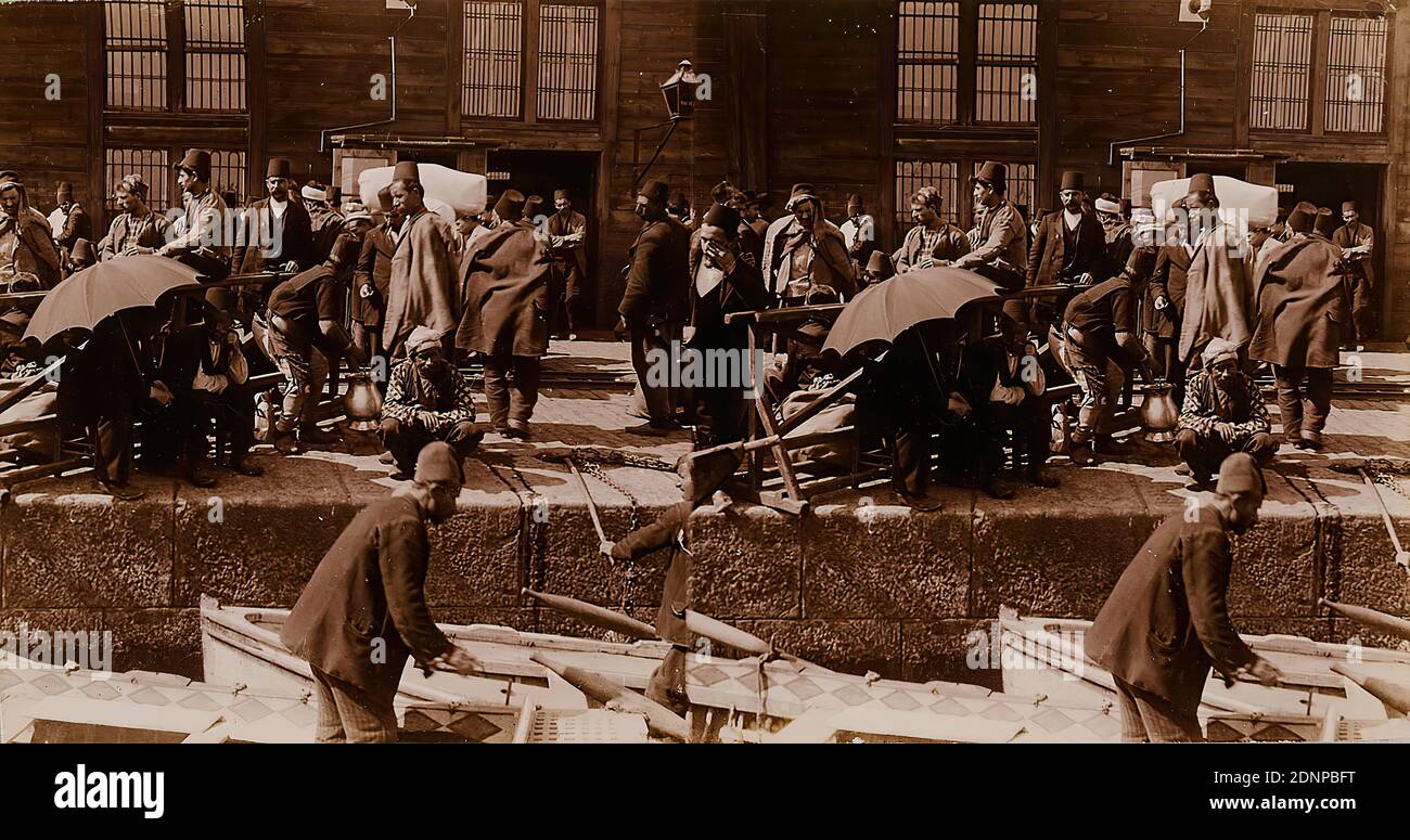 Heinrich Hamann, atelier J. Hamann, Johann Hinrich W. Hamann, harbour ...