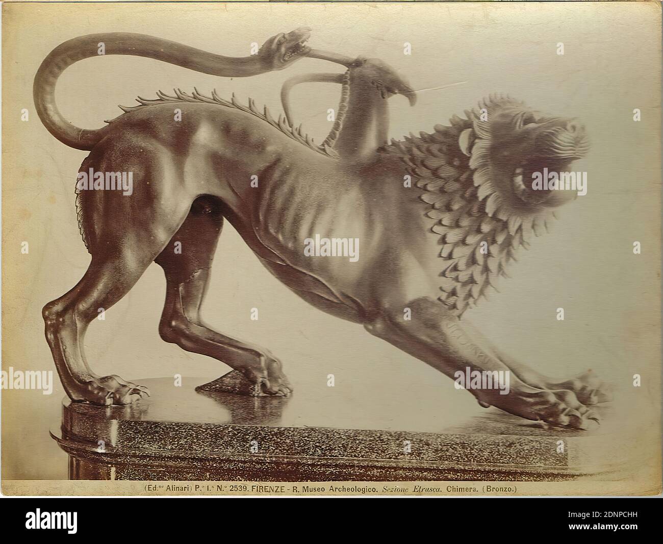 The Etruscan Chimera of Arezzo, National Archaeological Museum ...
