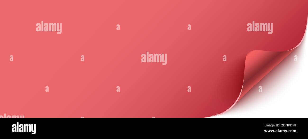 Red header background. Horizontal banner, template for uour projects ...