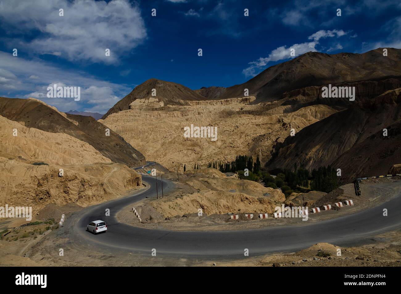 Moon Land in Ladakh Stock Photo - Alamy