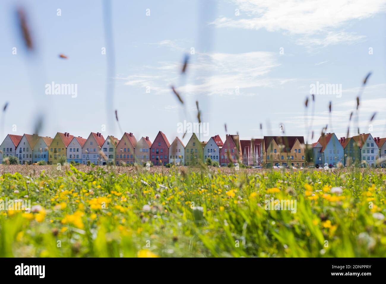 Row of houses Stock Photo - Alamy