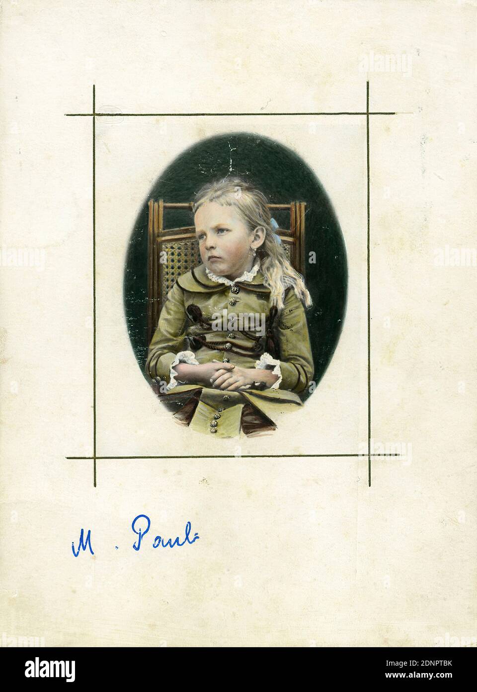 Robert Jäger, Martha Jäger, paper, collotype, hand-colored, image size ...