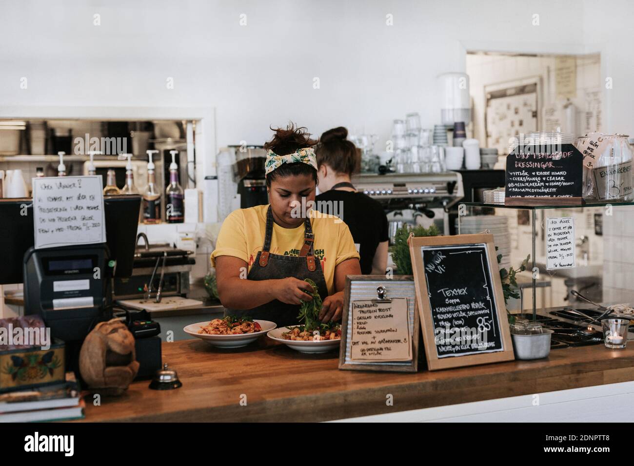 Food in cafe hi-res stock photography and images - Alamy