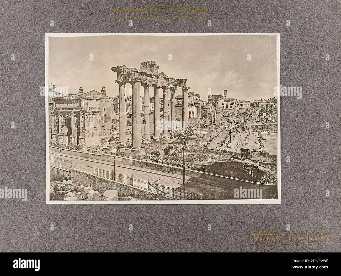 Giacomo Brogi, Spitzertypie-Gesellschaft München, Rome-Foro Romano ...