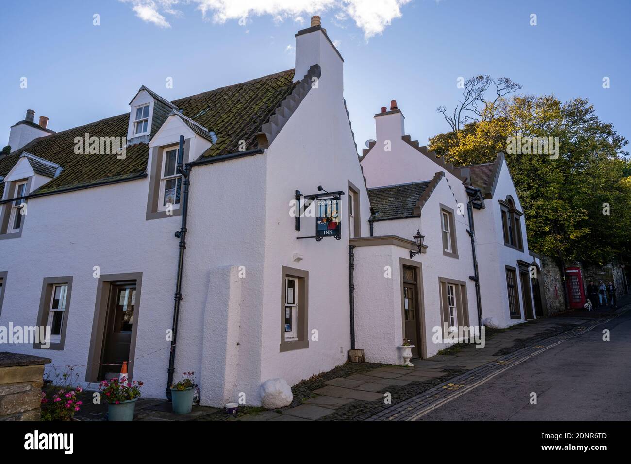 Cramond Inn, one of the oldest pubs in Edinburgh, located at the heart ...