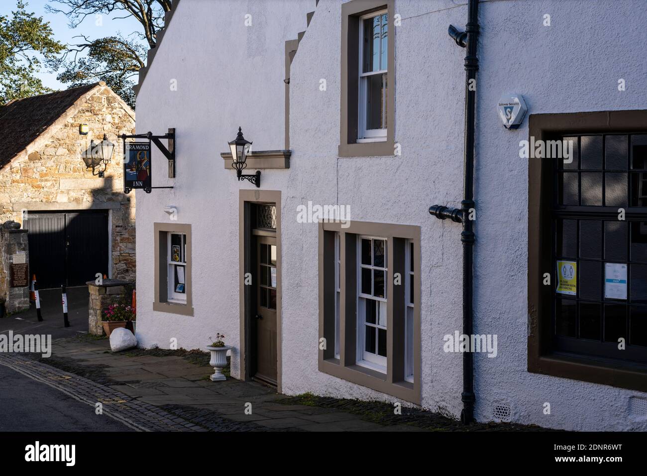 Cramond Inn, one of the oldest pubs in Edinburgh, located at the heart ...