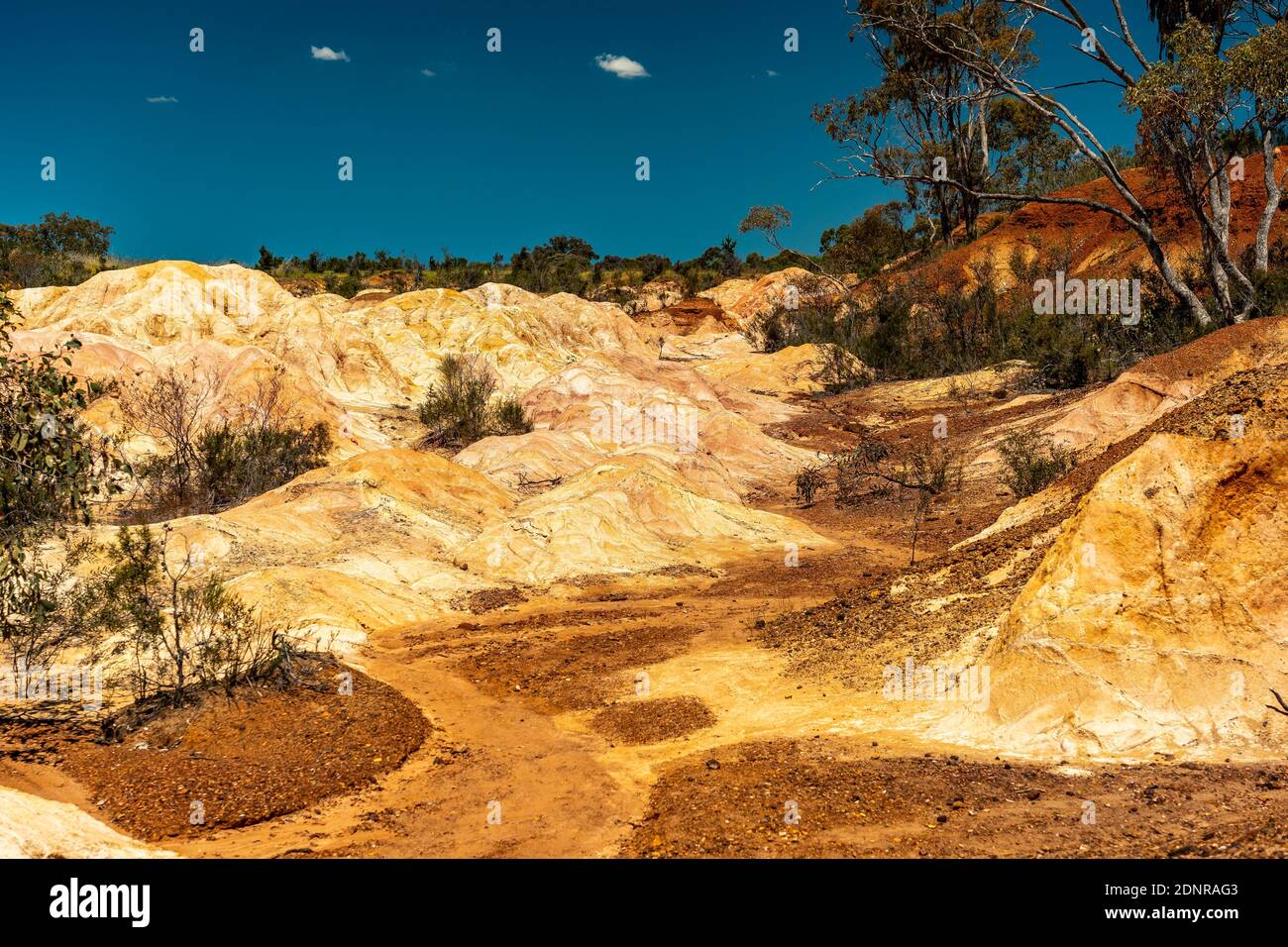Pink Cliffs Geological Reserve in Heathcote, VIC Stock Photo - Alamy