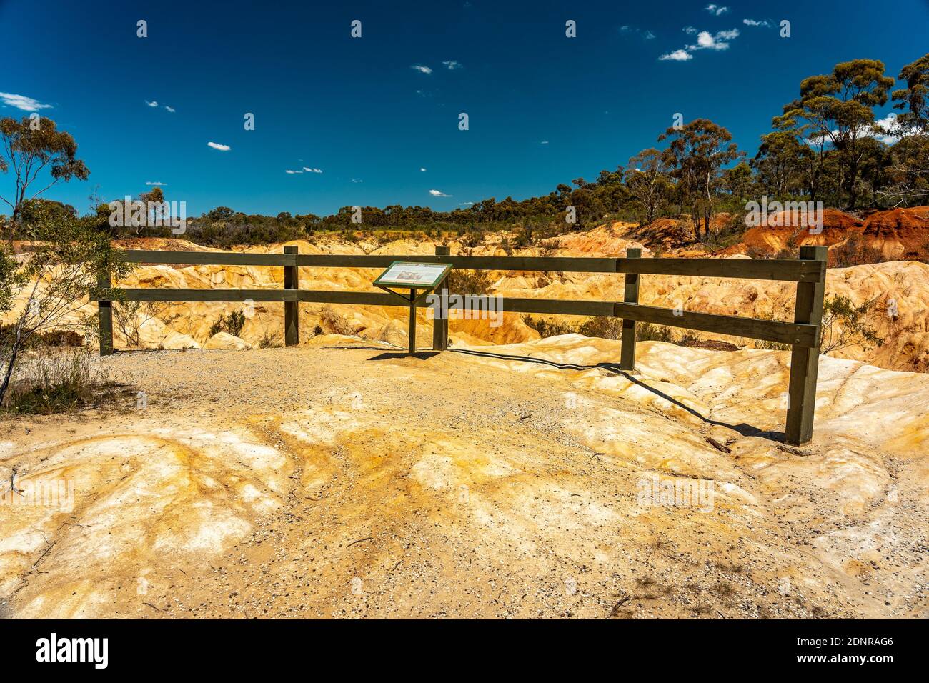 Pink Cliffs Geological Reserve in Heathcote, VIC Stock Photo - Alamy