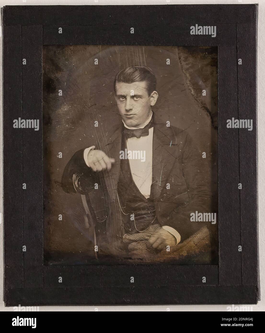 Julius Böhm, man, Daguerreotype, picture size: height: 7,30 cm; width ...