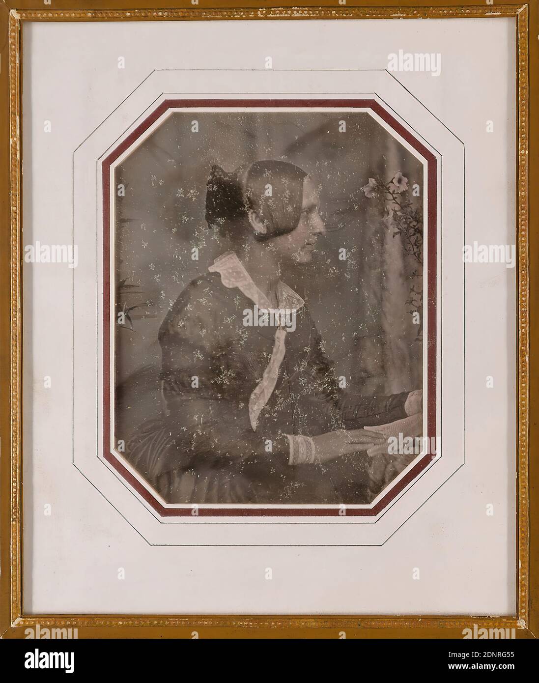 Carl Ferdinand Stelzner, Molly Busse, née Merck (1812-1897), 1843 ...