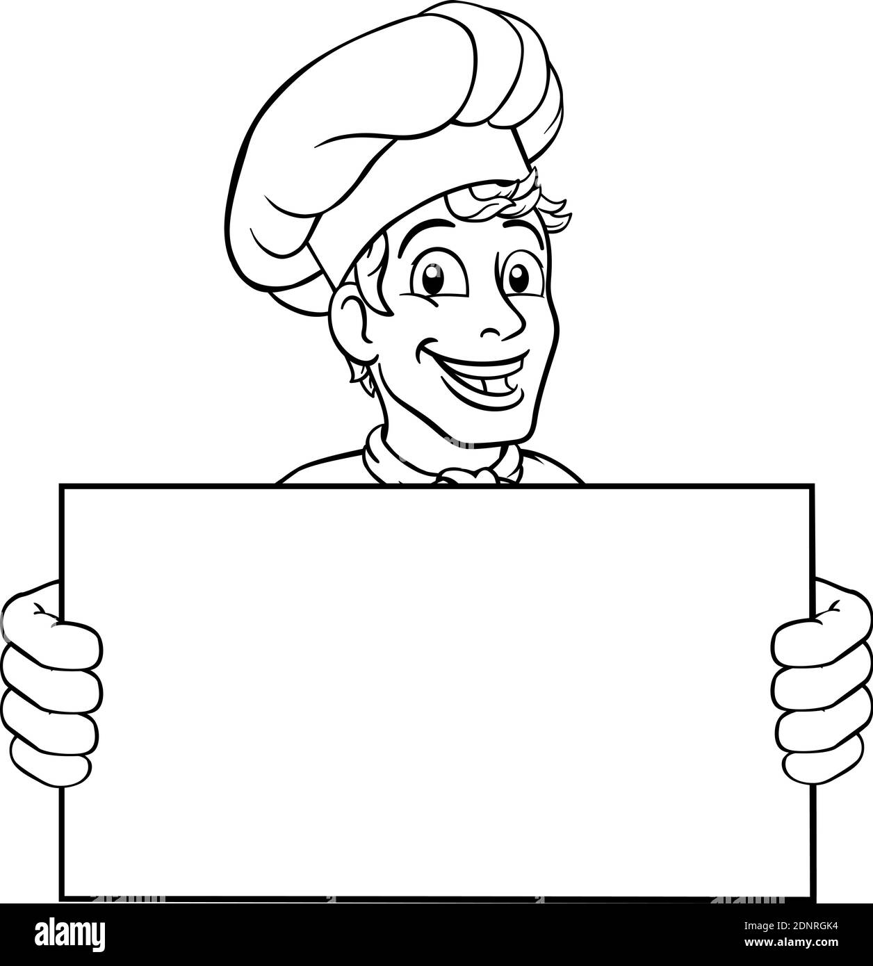 Vector sign cook restaurant hi-res stock photography and images - Alamy