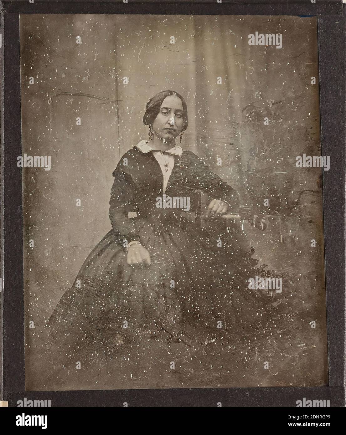 Johann Anton Völlner, Mrs. Senator Schwartz, daguerreotype, picture ...