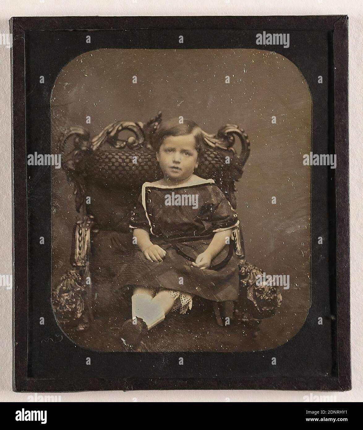 child, daguerreotype, Image size: Height: 6,60 cm; Width: 5,70 cm ...
