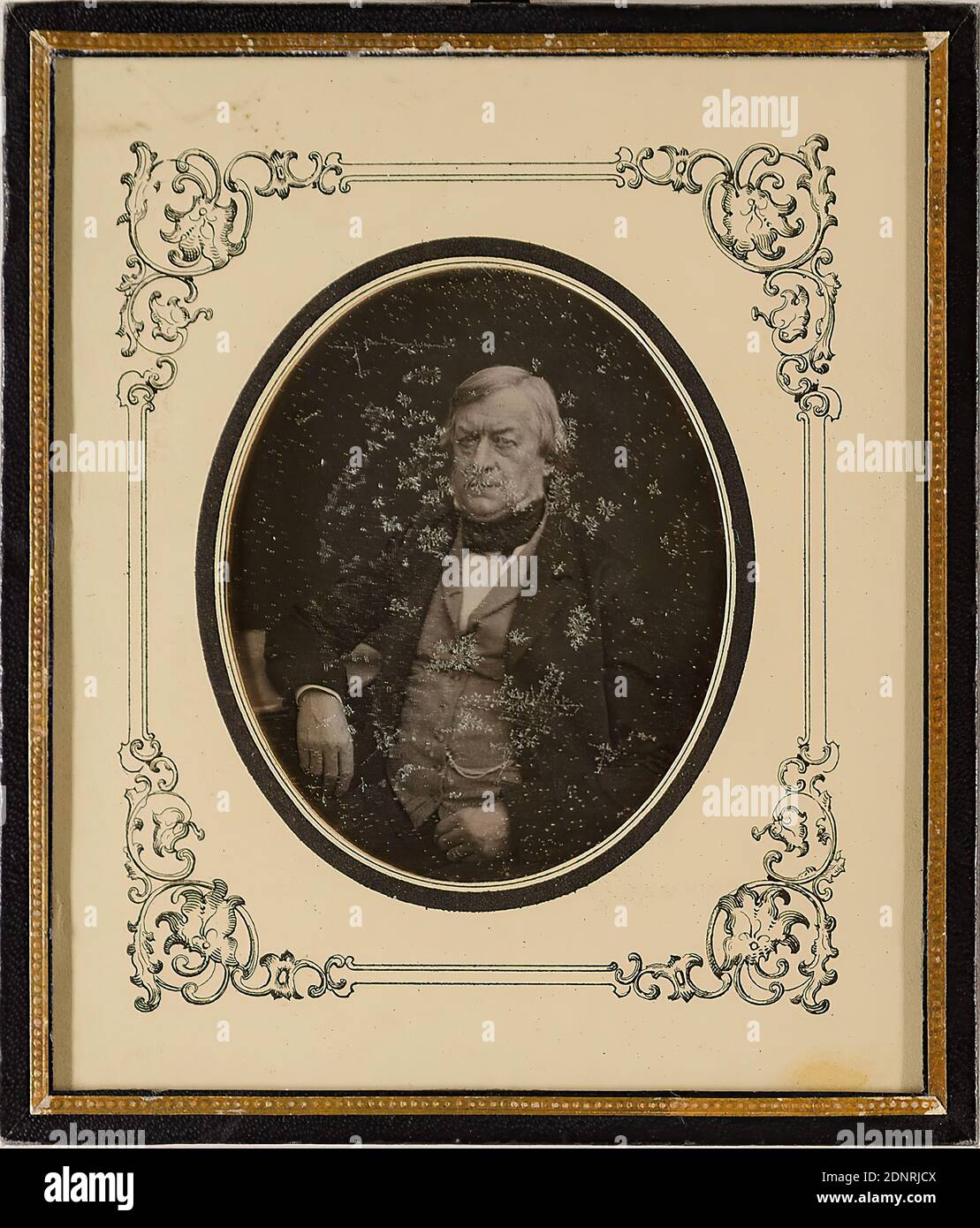 A. Hagmann, man, daguerreotype, image size: height: 7,30 cm; width: 5 ...