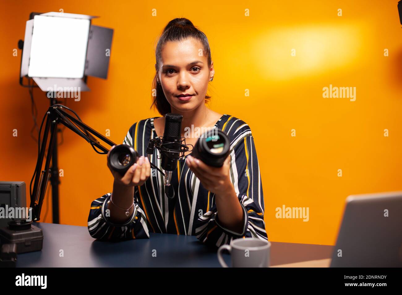 Influencer gear hi-res stock photography and images - Alamy