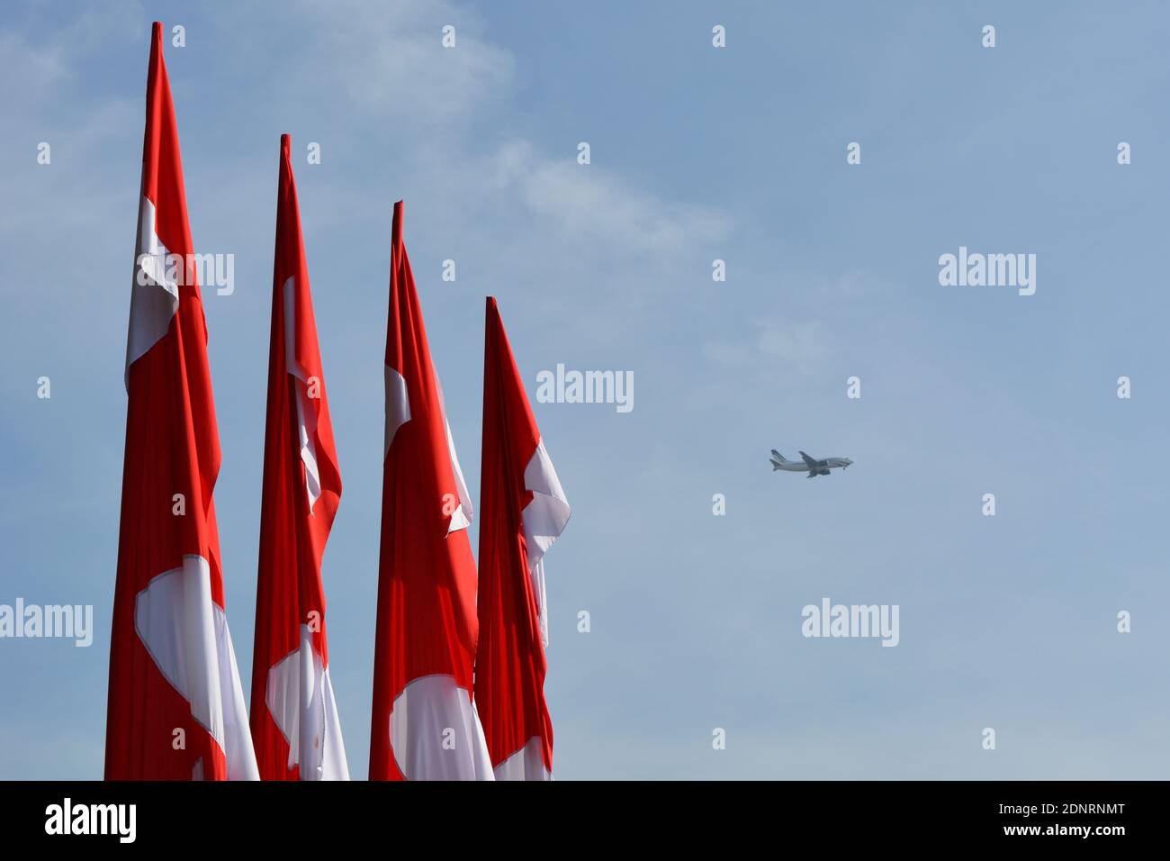 Plane indonesia flag hi-res stock photography and images - Alamy