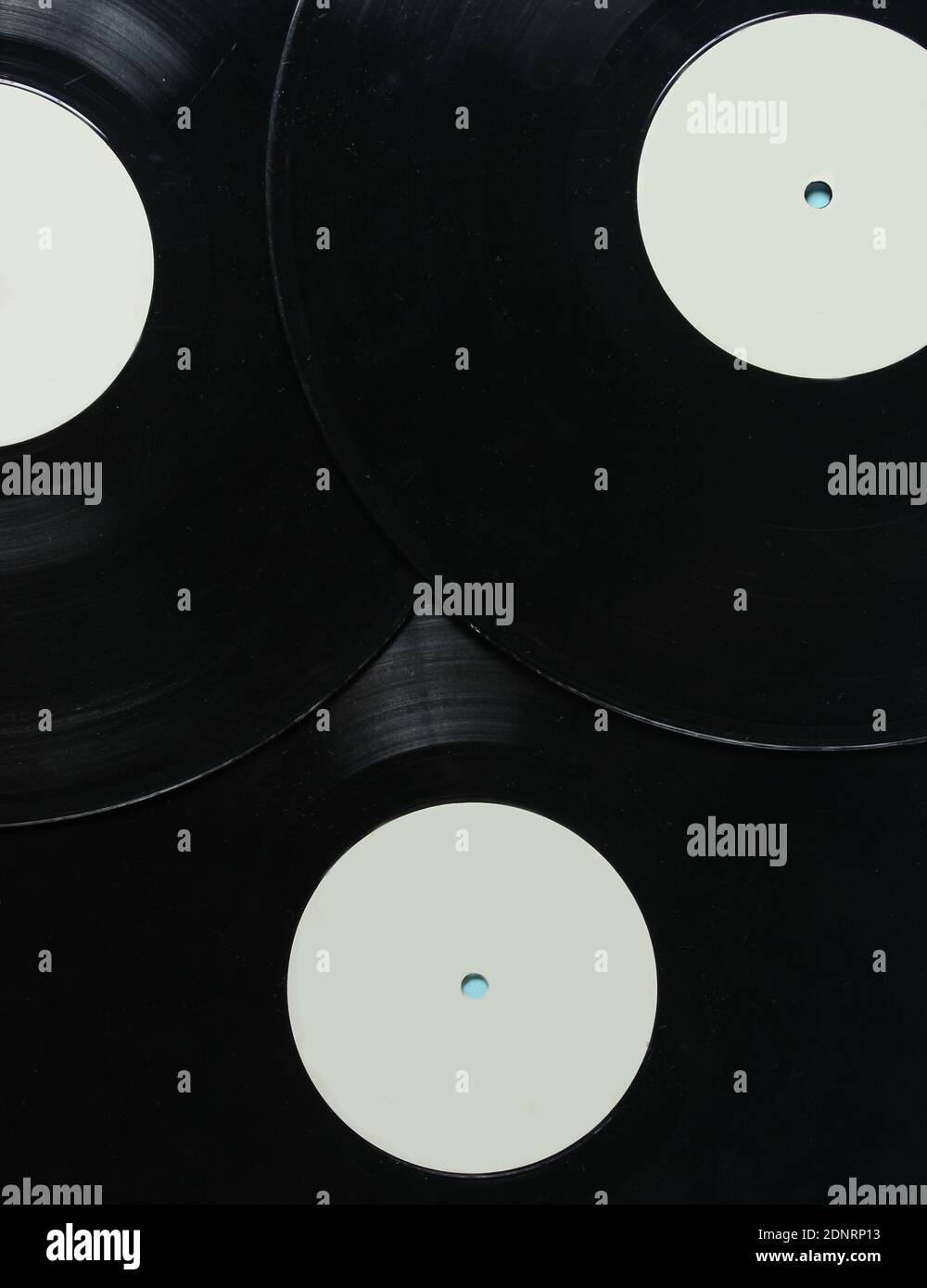 Background of vinyl records, top view. Retro music technology Stock ...