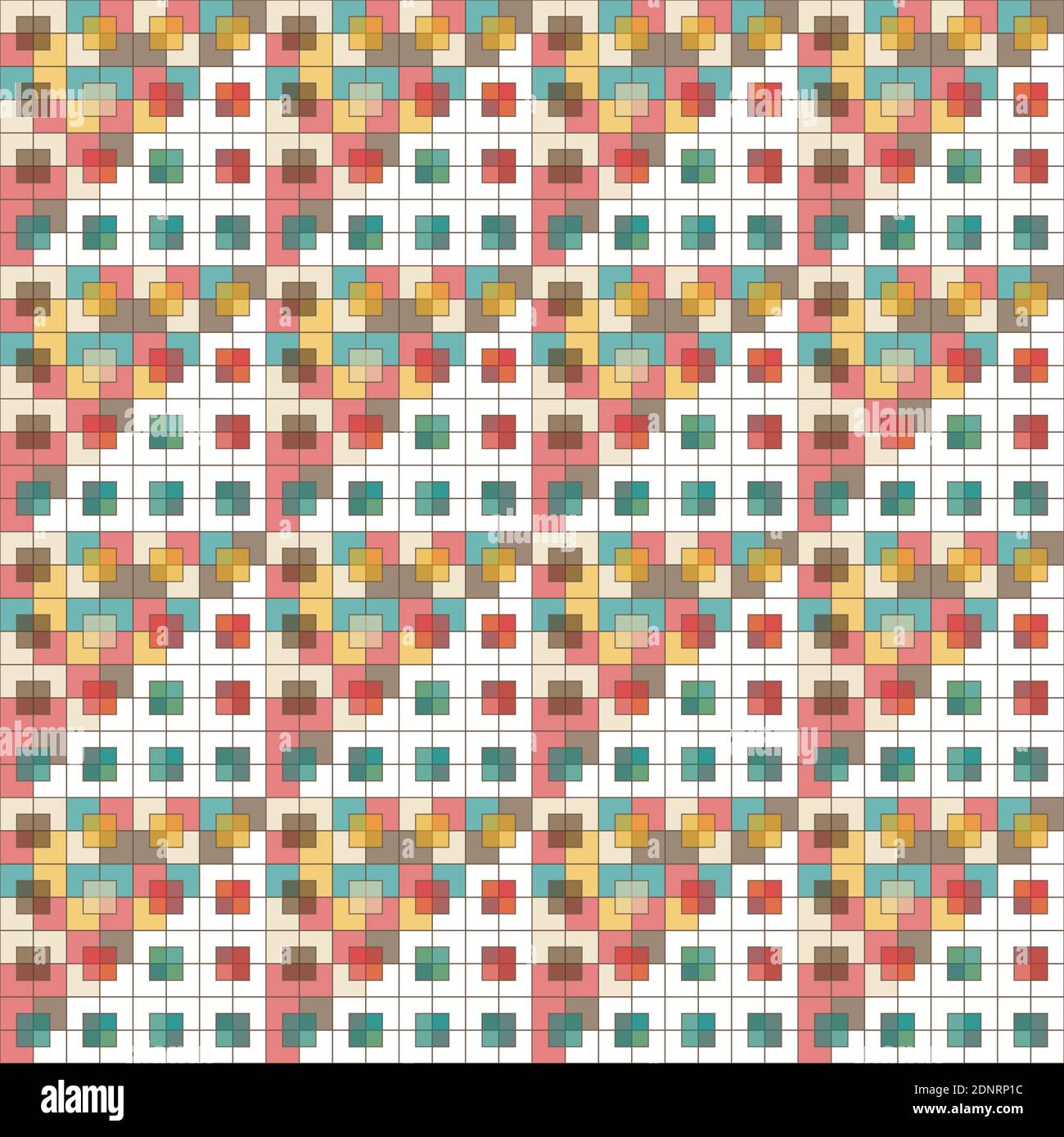 Semi-transparent squares pattern on a white background. Geometric ...