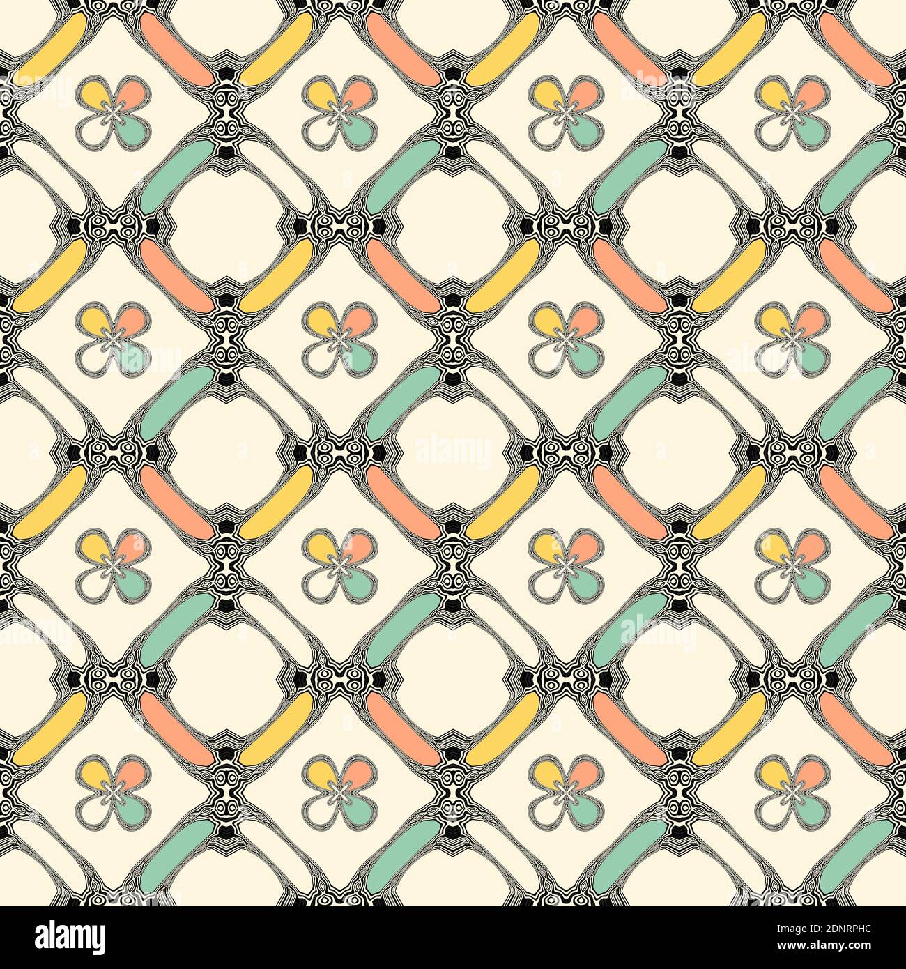 Geometric retro pattern hi-res stock photography and images - Alamy