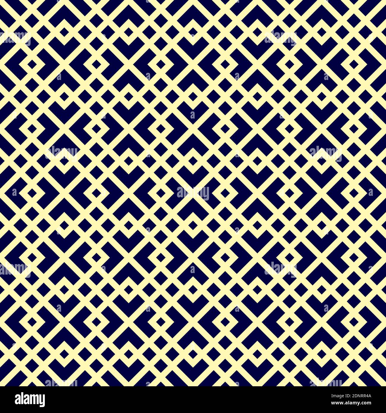 Arabic style seamless pattern with light yellow geometric shapes on a ...
