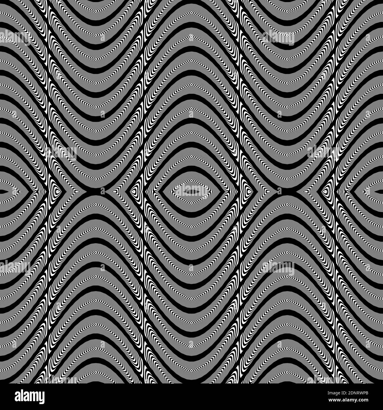 Pattern undulating Black and White Stock Photos & Images - Alamy